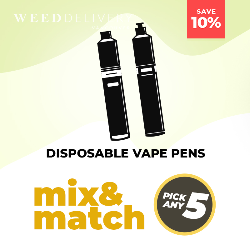 Buy Disposable Vape Pens – Mix & Match – Pick Any 5 - Weed Delivery ...
