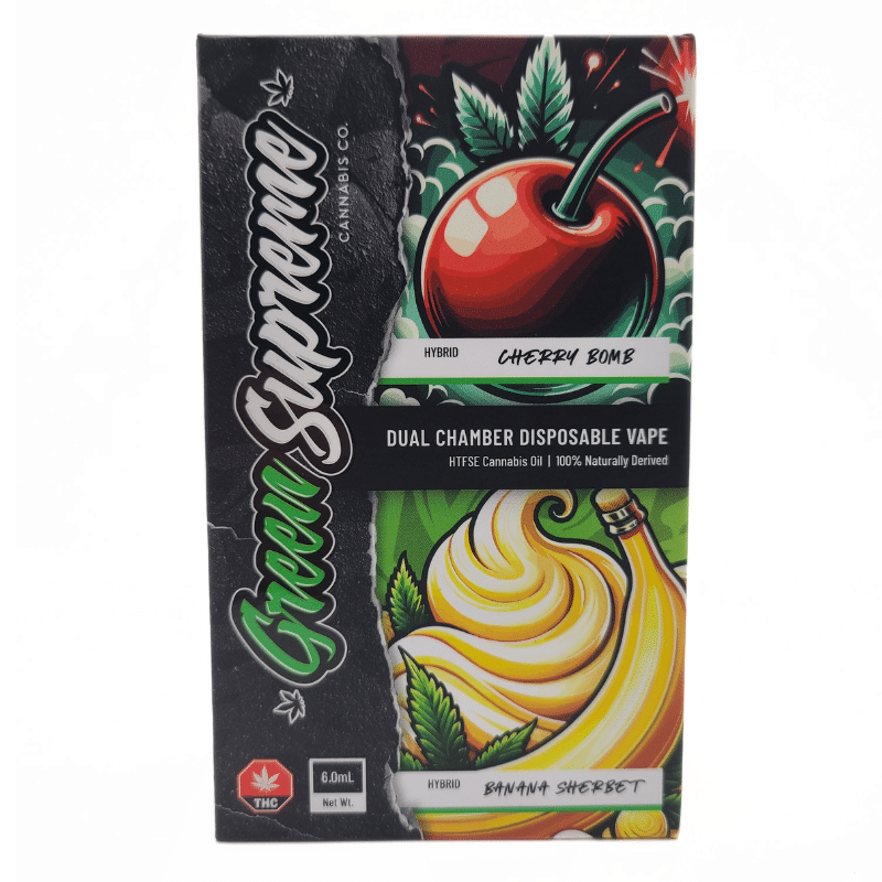 Buy Green Supreme – Dual Chamber Disposable THC Vape Pen (6g) - Weed ...
