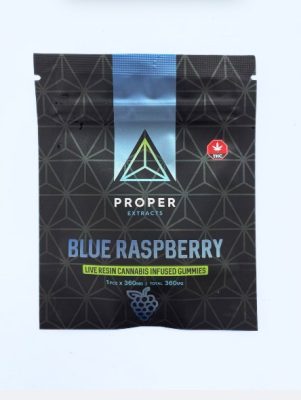 Buy Proper Extracts — Blue Raspberry Indica (360mg THC) - Weed Delivery ...